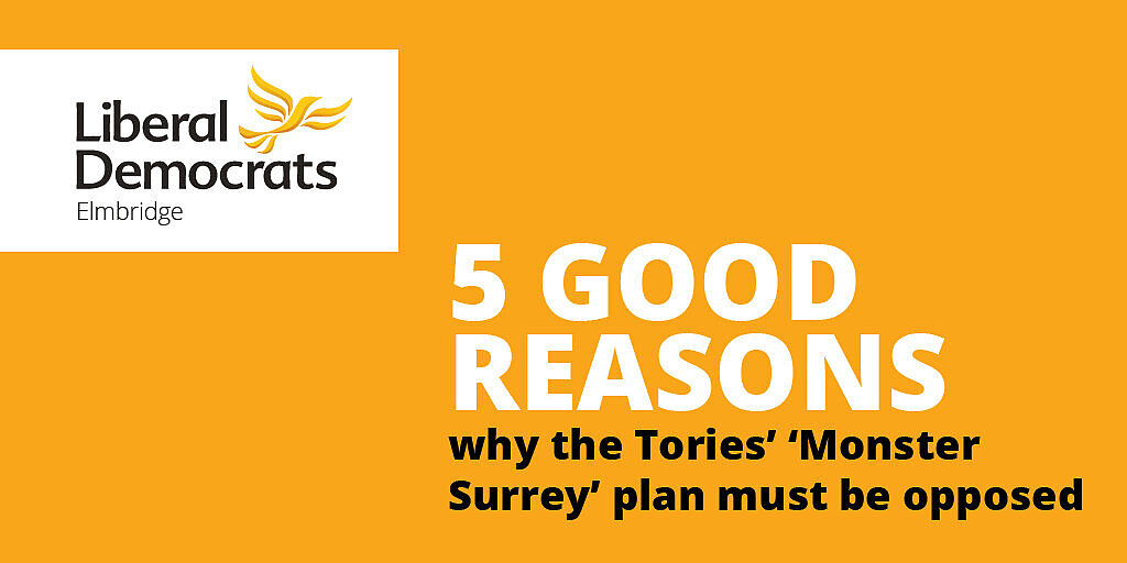 Five good reasons why the Tories’ ‘Monster Surrey’ plan must be opposed ...